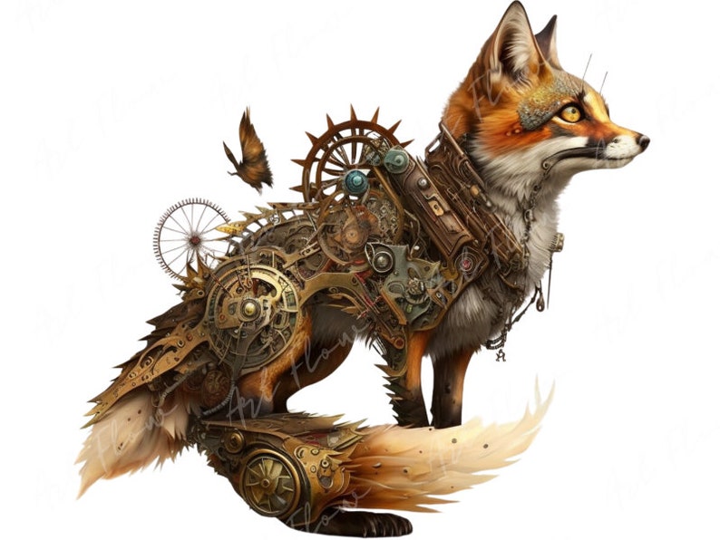 Steampunk Animals Clipart, Steampunk Style, Fantasy Images, Steampunk ...
