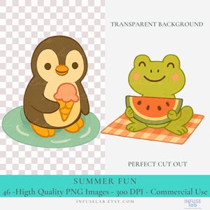 Summer Beach Party Cute Animals Clipart, Pool Party Clip Art ...