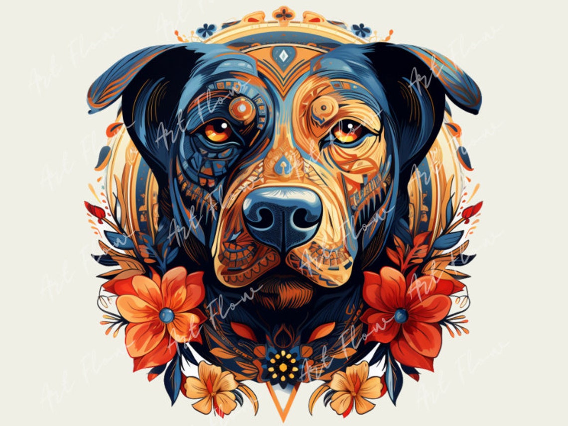 17 Colorful Dogs T-shirt Design Clipart, Dog Breeds Clipart, Cute Dogs ...