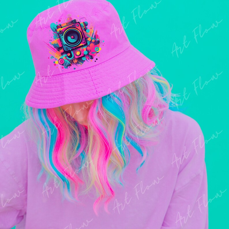 Psychedelic Pool Party Clipart Bundle, Psychedelic Modern Society, Rave ...