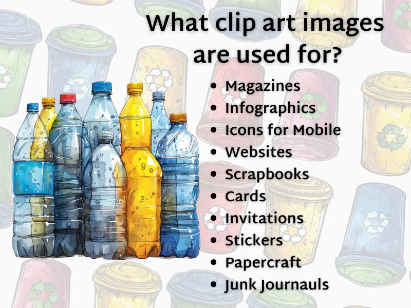 Recycling Clip Art, Earth Day Clipart, Eco Friendly Clipart, Compost ...