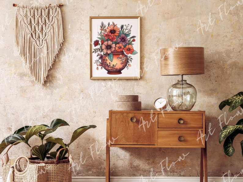 Watercolor Boho, Cozy House PNG Clipart, Boho Clipart, Rustic Cozy ...