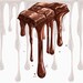 Chocolate Drips Clipart, 56 PNG Watercolor Cake Drips Illustration ...