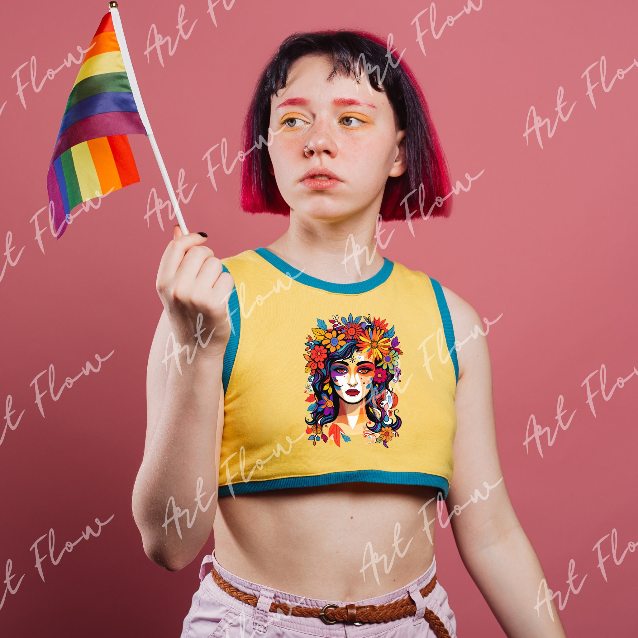 26 PNG Watercolor LGBTQ Pride Clipart Bundle, LGBT Pride Month Files ...