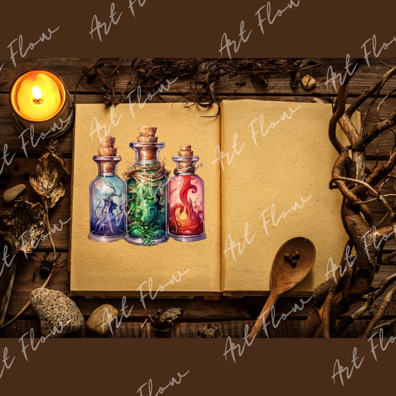 Witches Display, Crystal Display,potion Bottles, Apothecary Cabinet ...