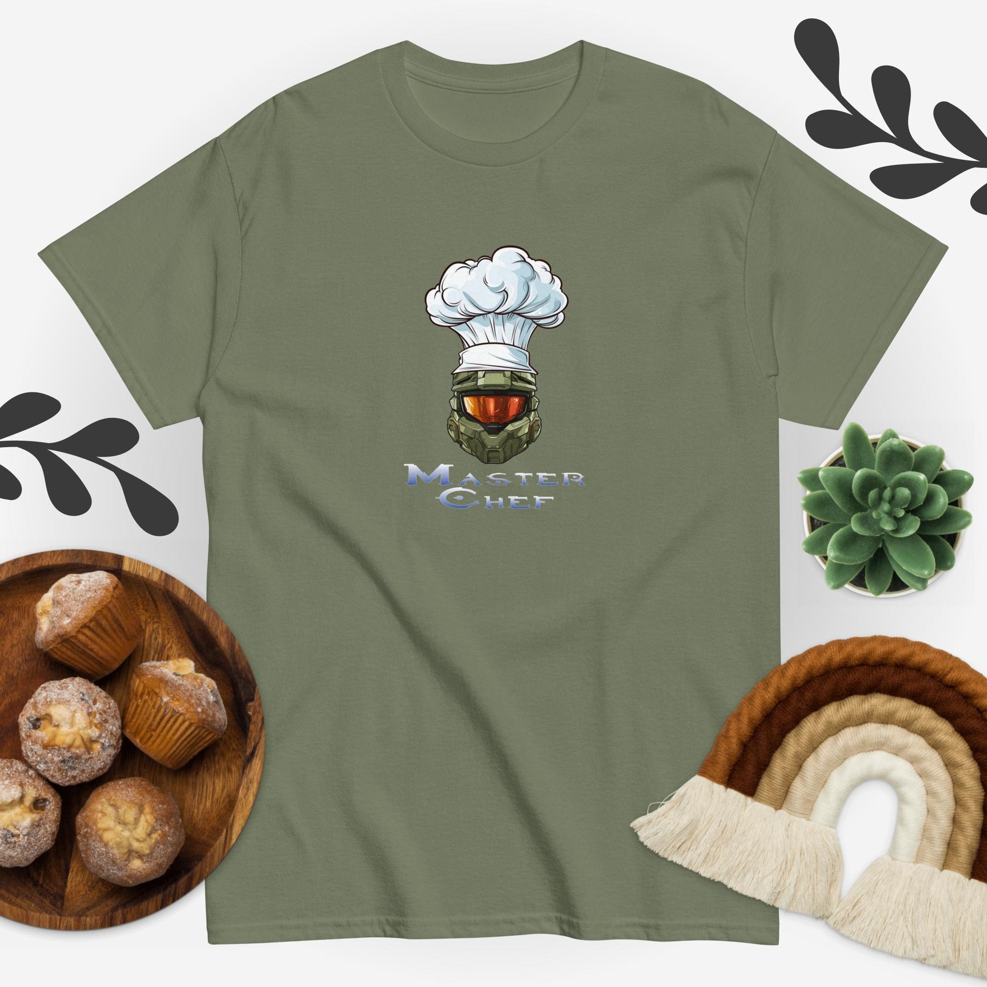 Halo T Shirt Master Chief T-shirt for Gamer Shirt for Nerd Master Chef ...