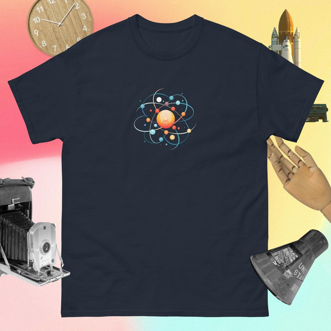 Sciene T Shirt Atom Shirt for Nerd Physicist T-shirt for Student ...