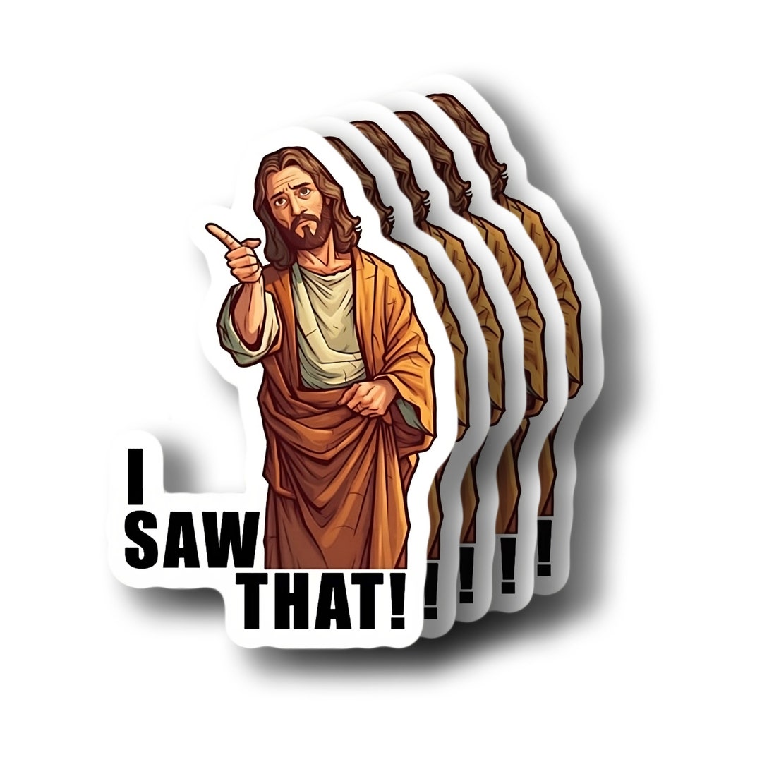 Jesus Sticker Sheet Vinyl Decal Sticker for Laptops Car Hydroflask I ...