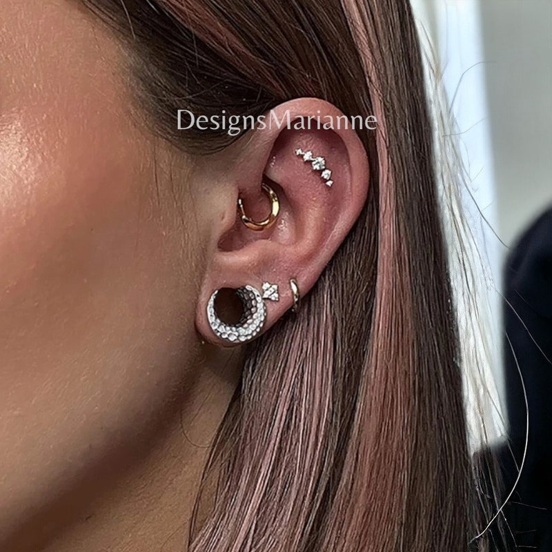 Gauge Earrings - Etsy