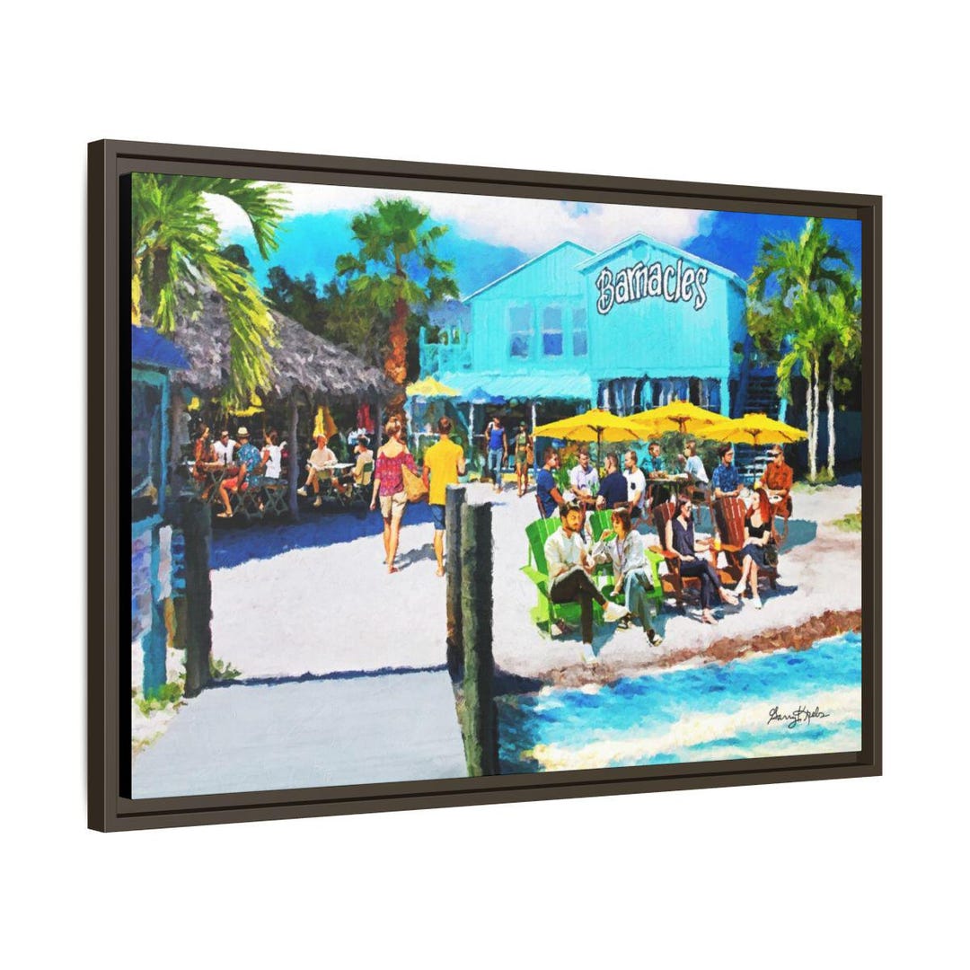 Barnacles on North Captiva Florida Art Print or Canvas: Historic ...