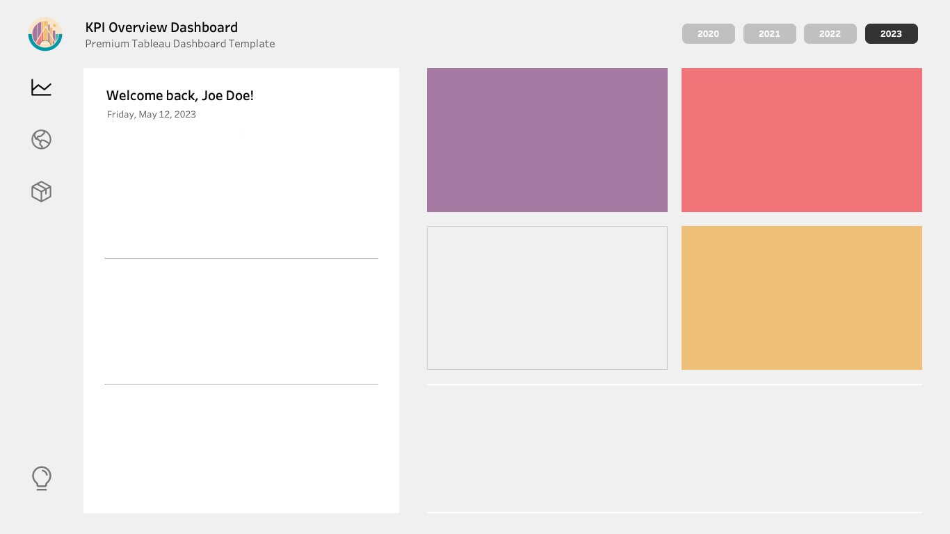 Premium Tableau Business Dashboard Template | Create Professional ...