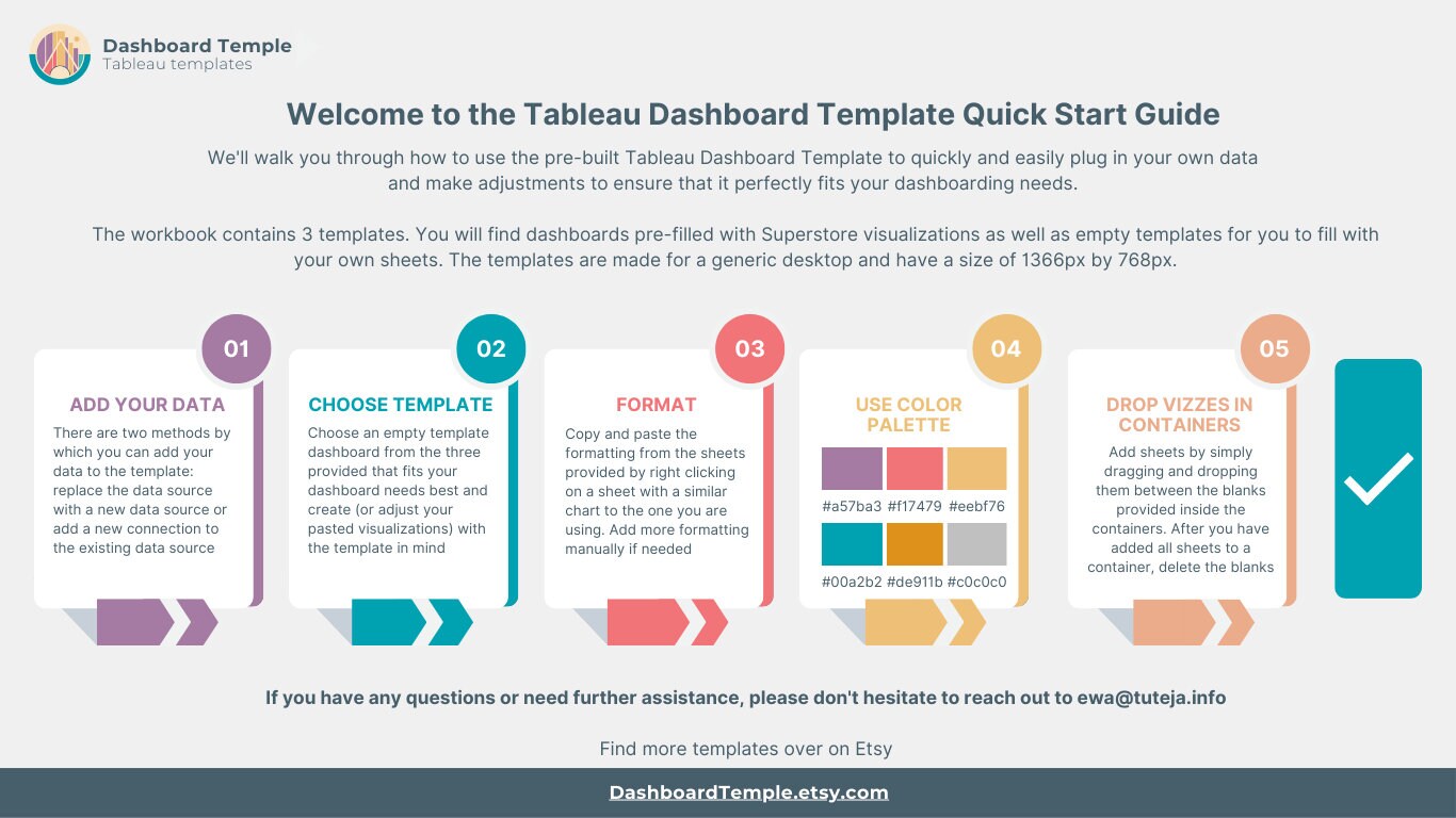 Dark Theme Tableau Dashboard Template | Create Professional and ...