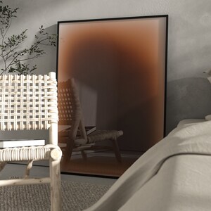 Orange Gradient Print Gradient Wall Art Digital Prints Orange ...