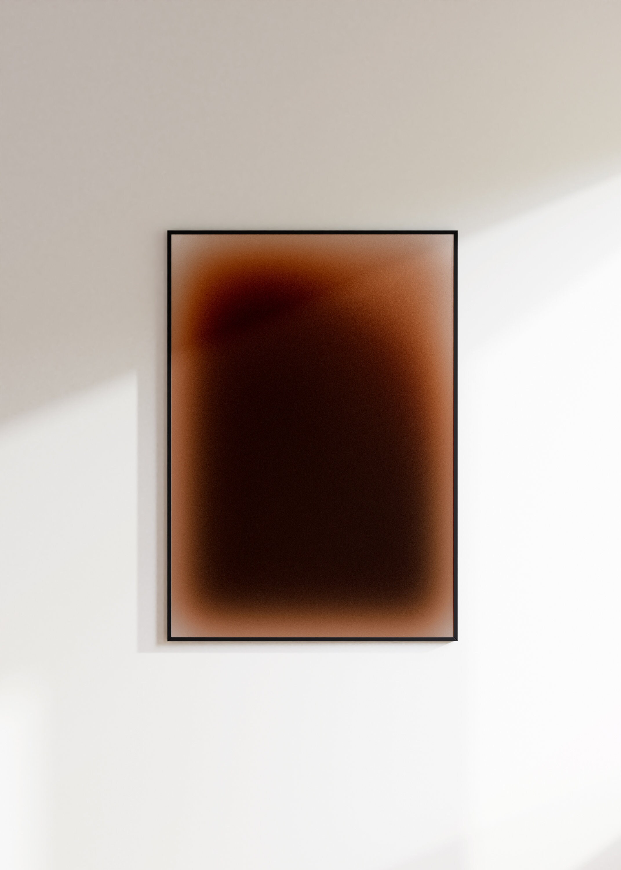 Orange Gradient Print Gradient Wall Art Digital Prints Orange ...