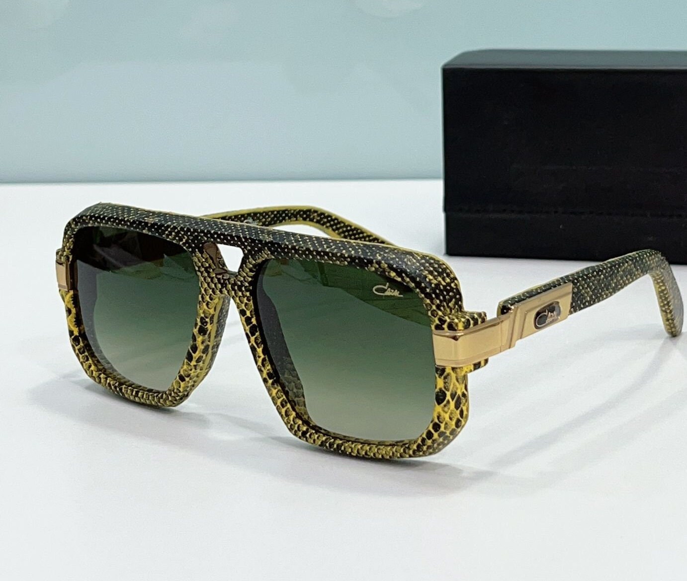 CAZAL Sunglasses Snake Frame Green Lens Glasses Vintage MOD - Etsy