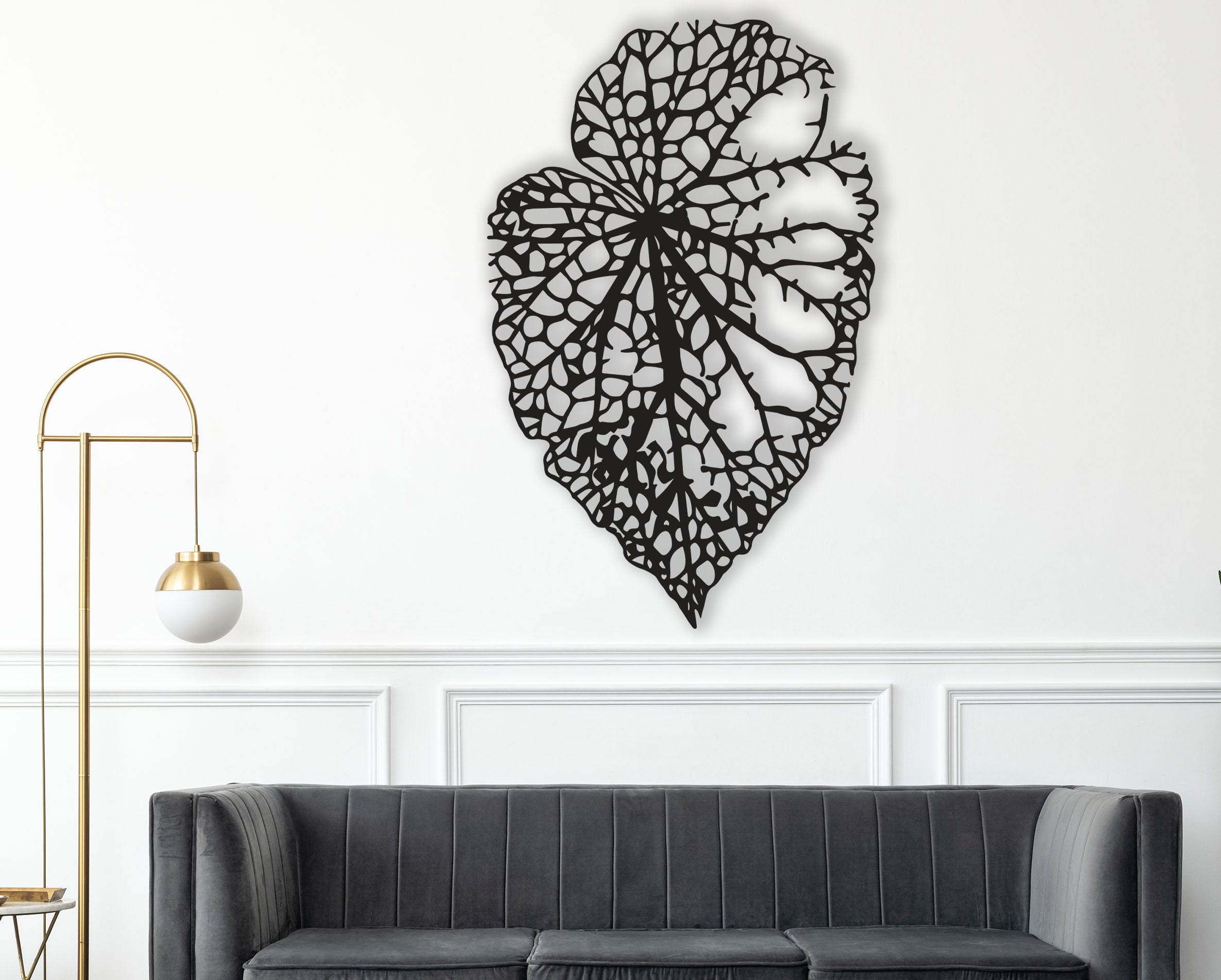 Leaf Metal Wall Art,large Metal Wall Art,unique Metal Leaf Wall Art ...
