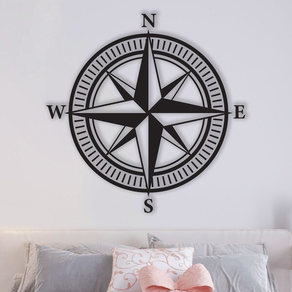 Compass Wall Art - Etsy