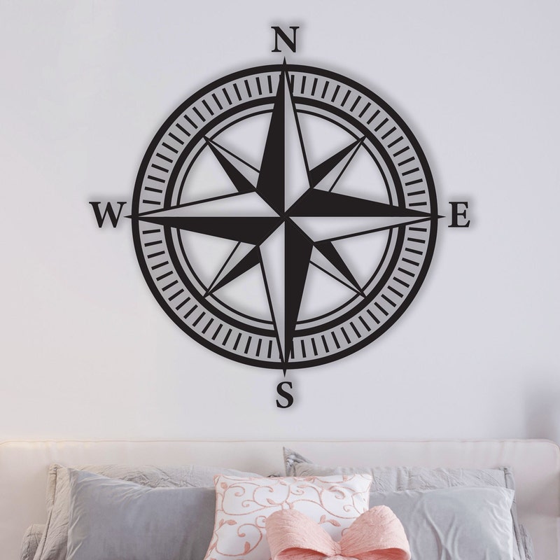 Compass Wall Art - Etsy