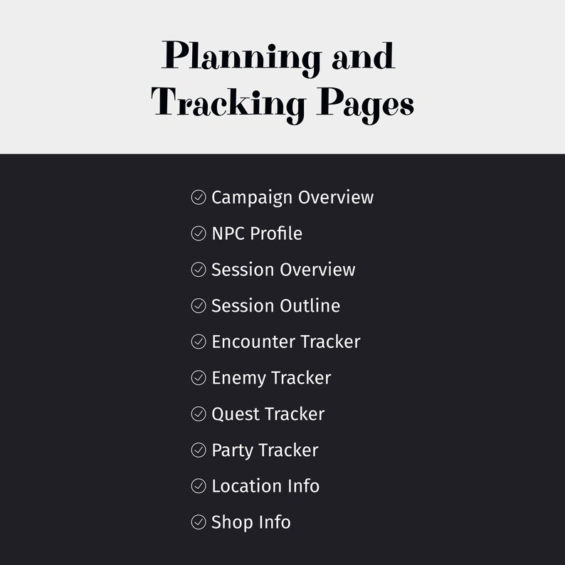 Minimalist Dungeon Master Kit - Aesthetic DND Session Prep - Print and ...