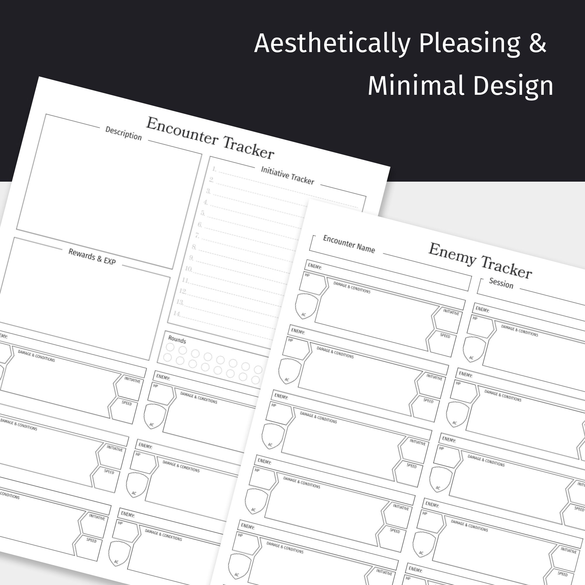 Minimalist Dungeon Master Kit: DND Session Prep (print & Digital) - Etsy