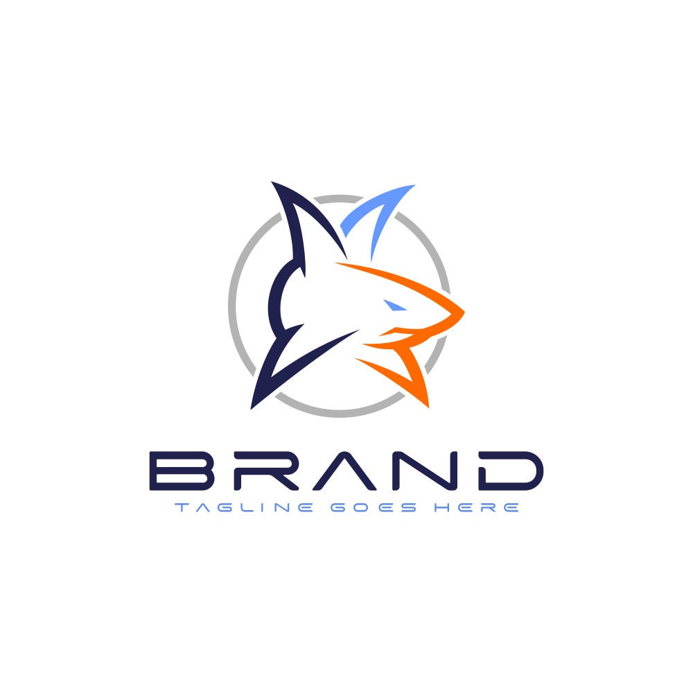 Shark Logo Design Shark Logo Svg Shark Mascot Digital Download Shark ...
