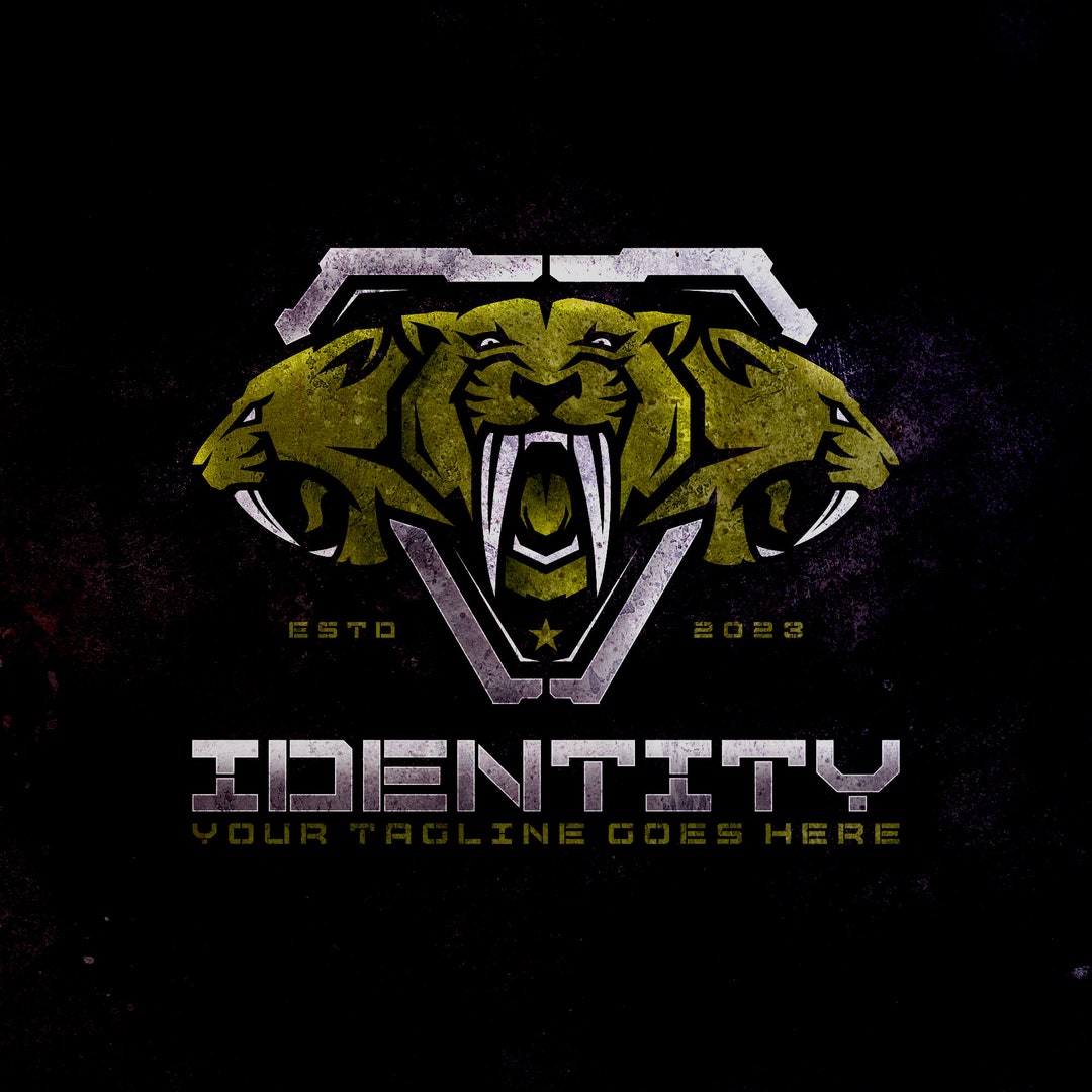 Triple Head Sabertooth Logo - Sabertooth Logo - Sabertooth Tactical ...