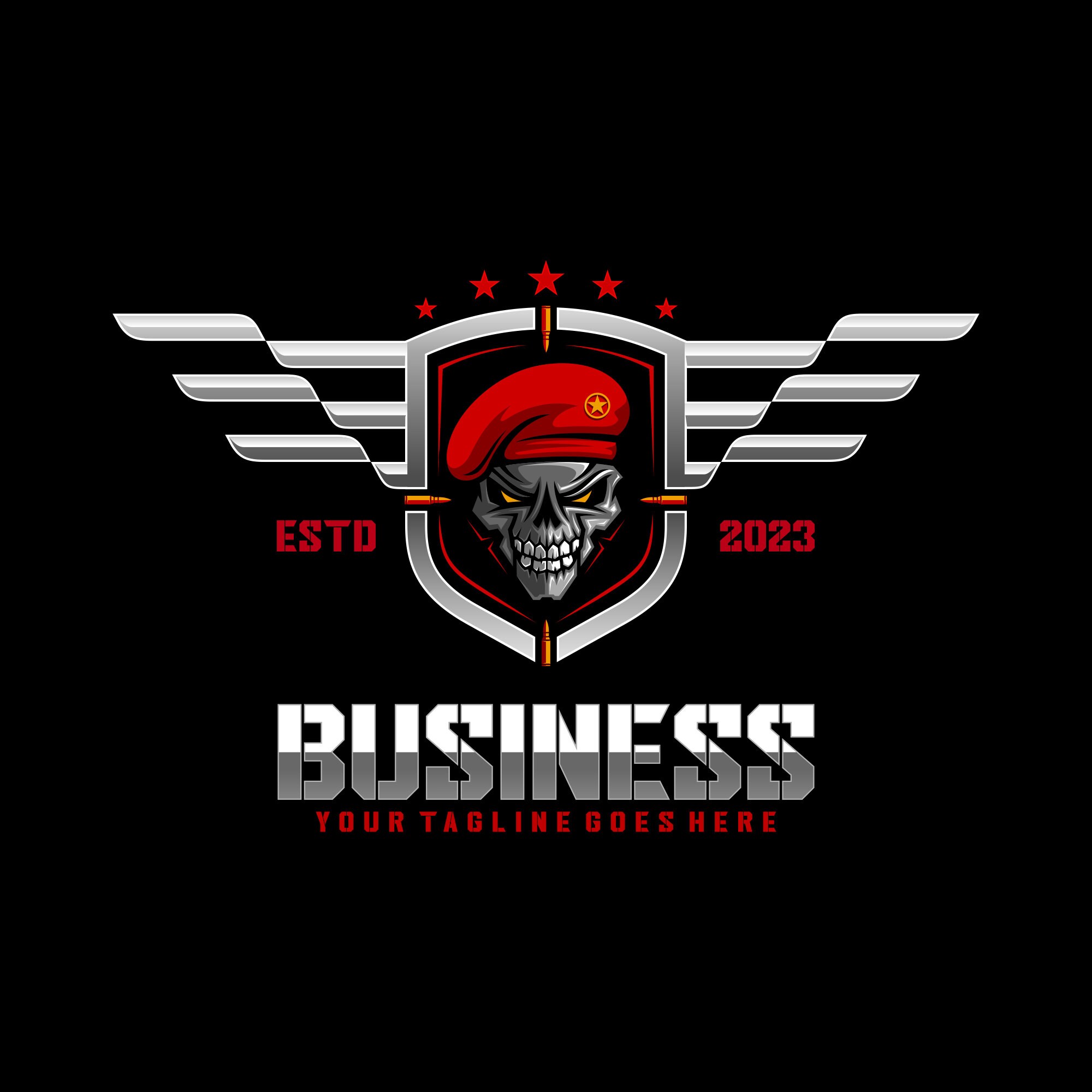 Army Skull Logo Army Logo Skull Logo Soldier Logo - Etsy