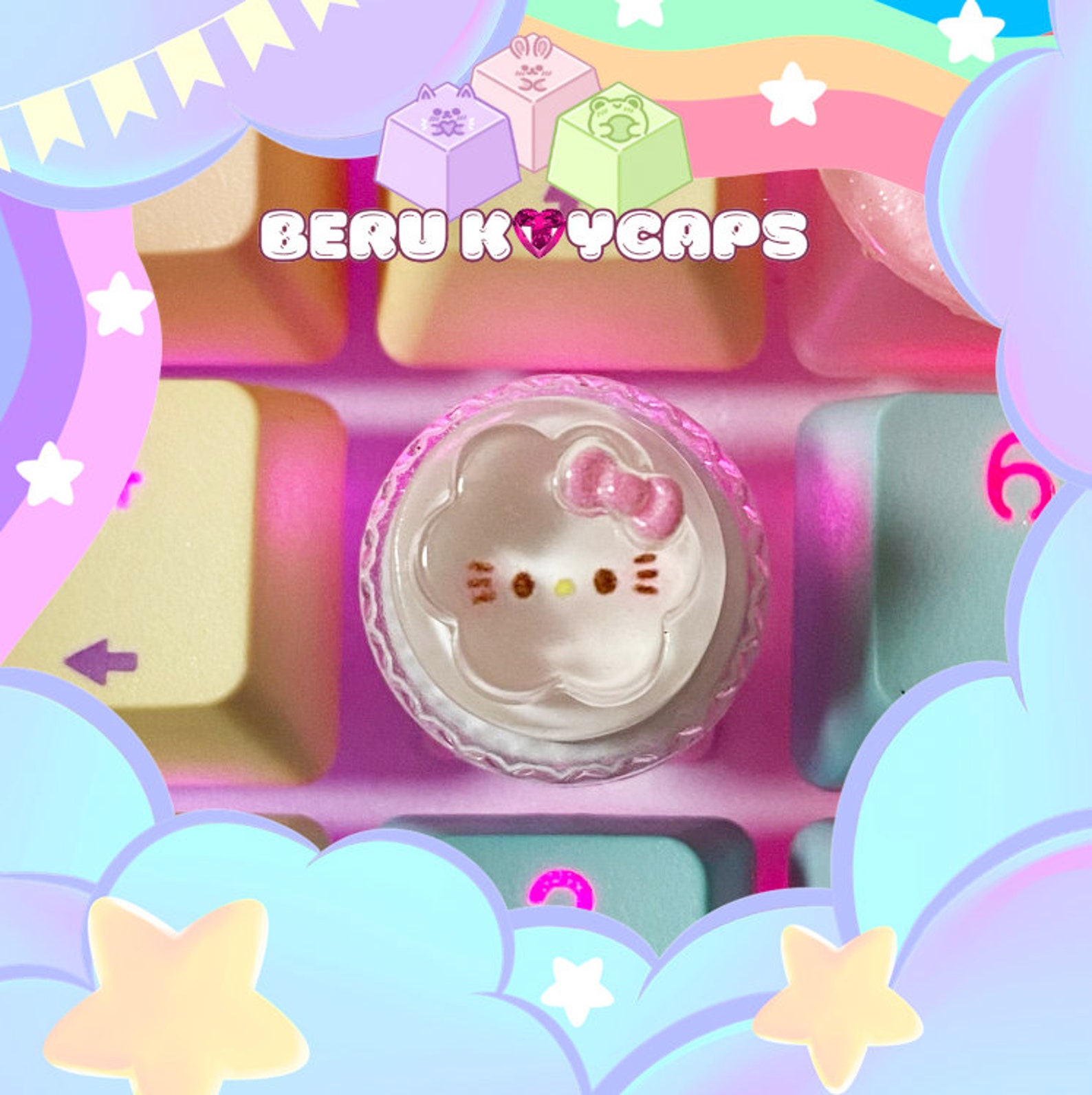 Custom Artisan Sanrio Jelly Pudding Hello Kitty Cinnamonroll ...