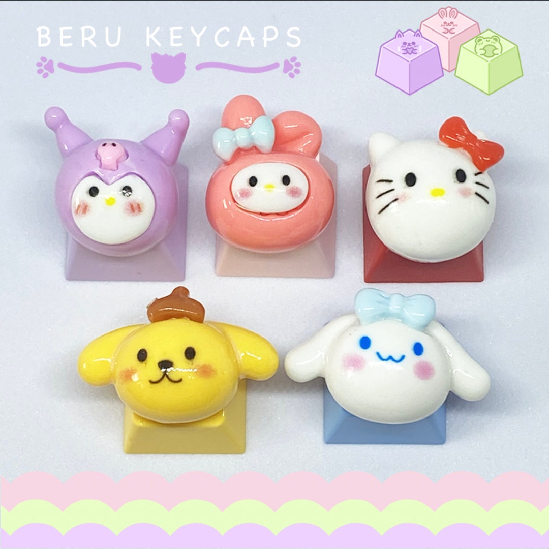 Custom Artisan Kuromi Melody Pompompurin Hello Kitty Pochacco Circle ...