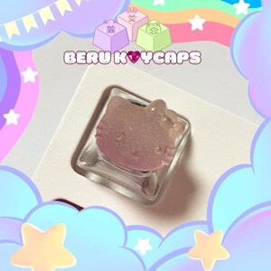 Custom Artisan Animal Jelly Resin Keycaps for Mechanical Keyboard Cute ...