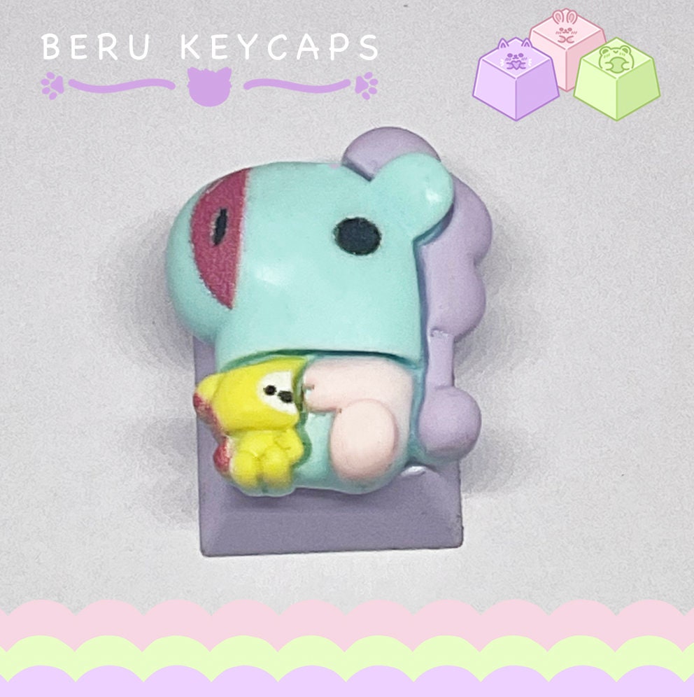 Custom Artisan Bts Resin Keycaps for Mechanical Keyboard Cute Keycap ...