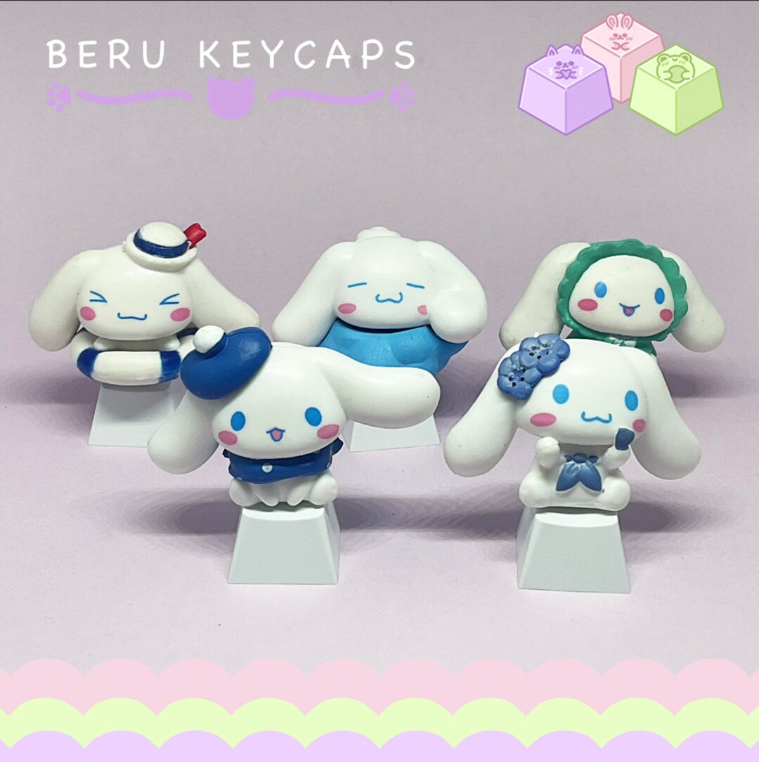 Custom Artisan Cinammon Roll Keycaps for Mechanical Keyboard Cute ...