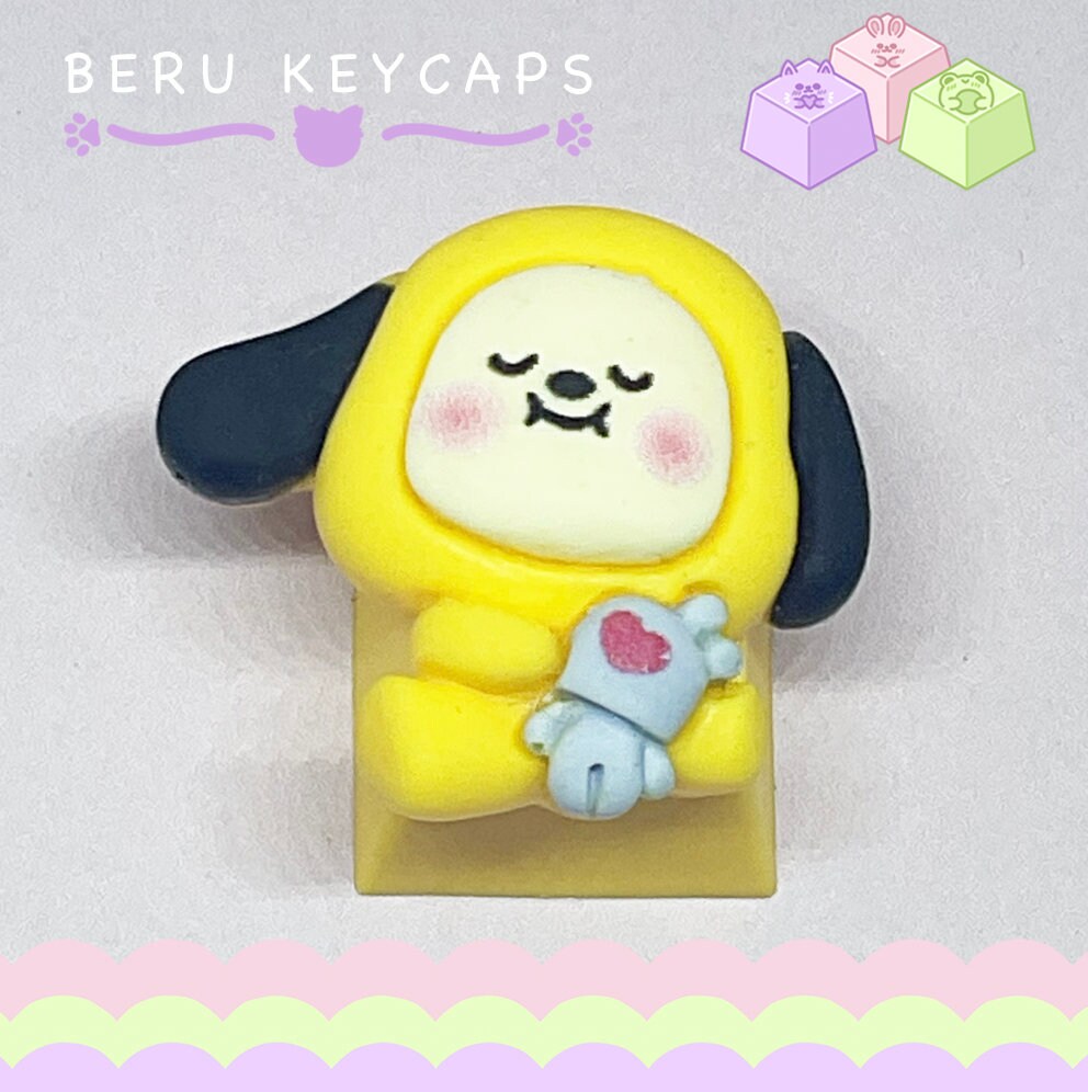 Custom Artisan Bts Resin Keycaps for Mechanical Keyboard Cute Keycap ...