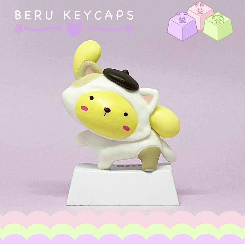 Custom Artisan Sanrio Backspace Keycaps for Mechanical Keyboard Cute ...