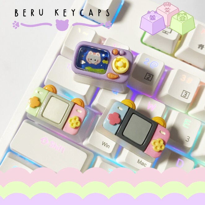 Custom Artisan Switch Keycaps for Mechanical Keyboard Cute Keycap ...