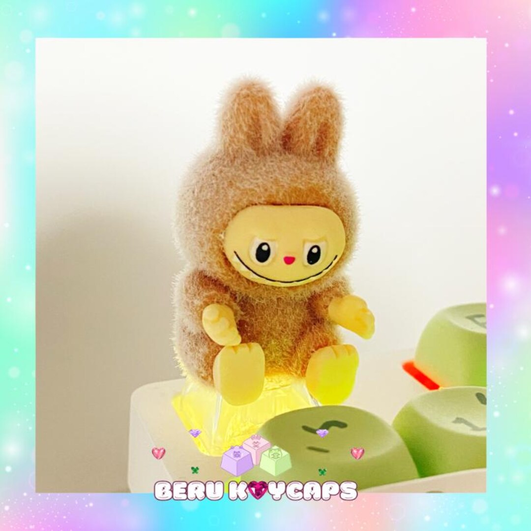 Custom Artisan Labubu Keycaps for Mechanical Keyboard Cute Keycap ...