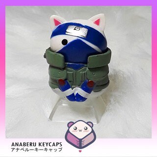 Custom Artisan Naruto Cats Figurine Keycaps for Mechanical and Gaming ...