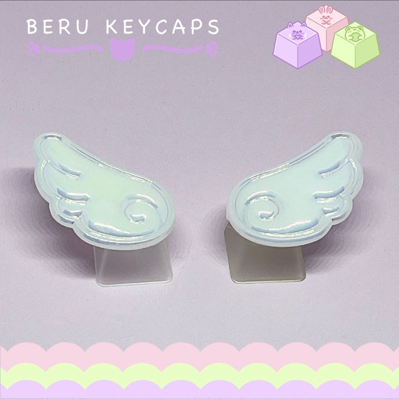 Custom Artisan Big Wings Resin Keycaps for Mechanical Keyboard Cute ...