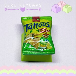 Custom Artisan Junkfoods Keycaps for Mechanical Keyboard Cute Keycap ...