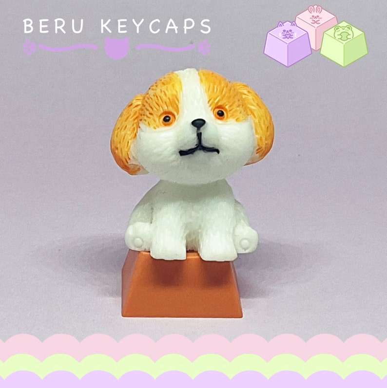 Custom Artisan Dogs Resin Keycaps for Mechanical Keyboard Cute Keycap ...