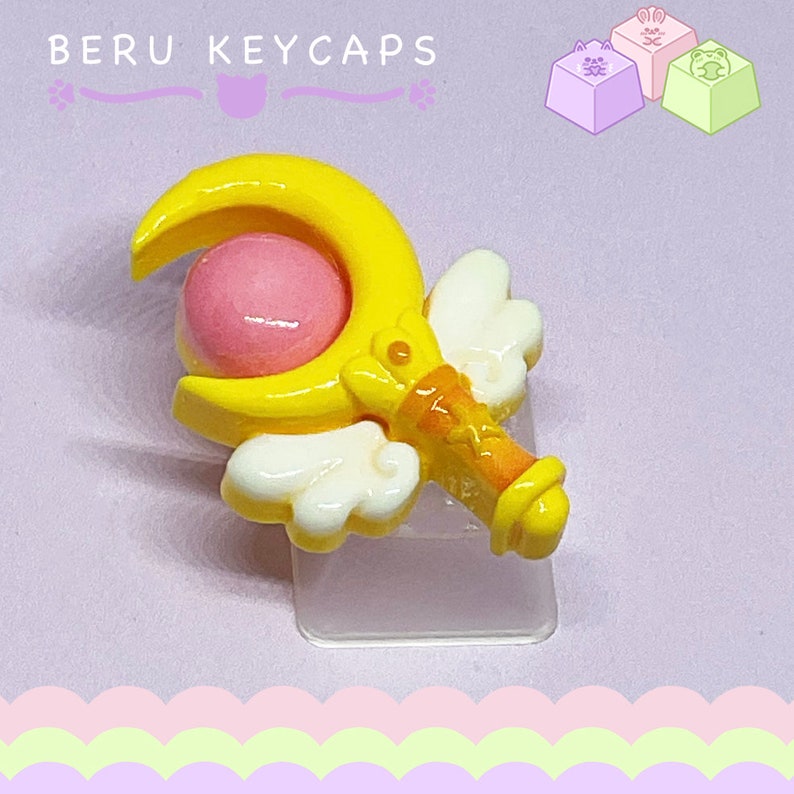 Custom Artisan Sailor Moon Matte Keycaps for Mechanical Keyboard Cute ...