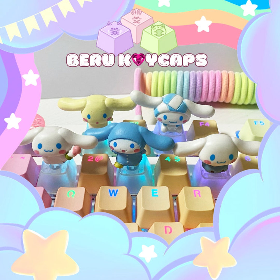 Custom Artisan Cinnammon Roll Keycaps for Mechanical Keyboard Cute ...