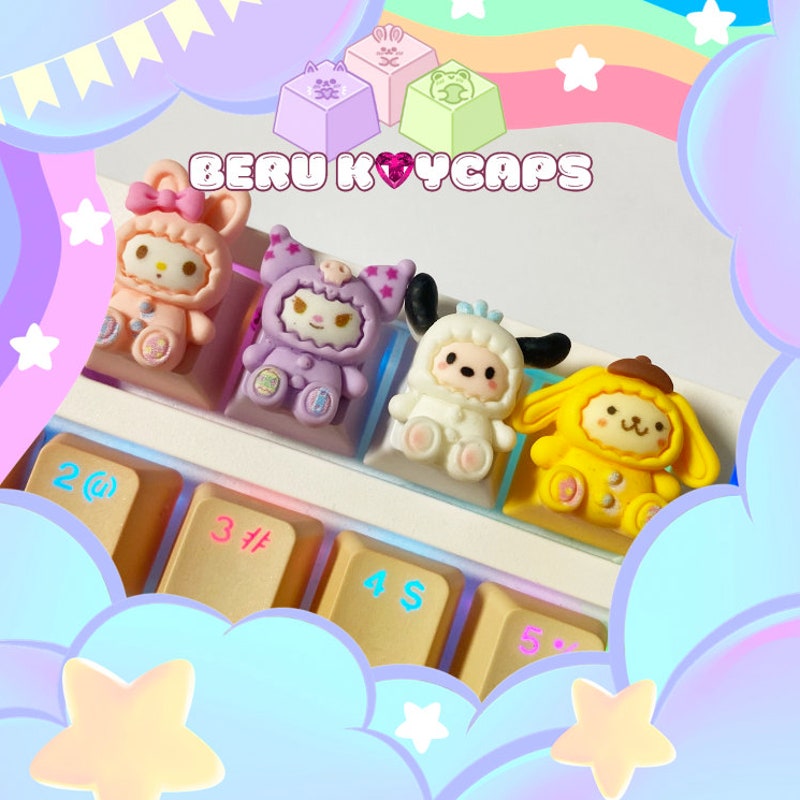 Membrane Keyboard Keycaps - Etsy