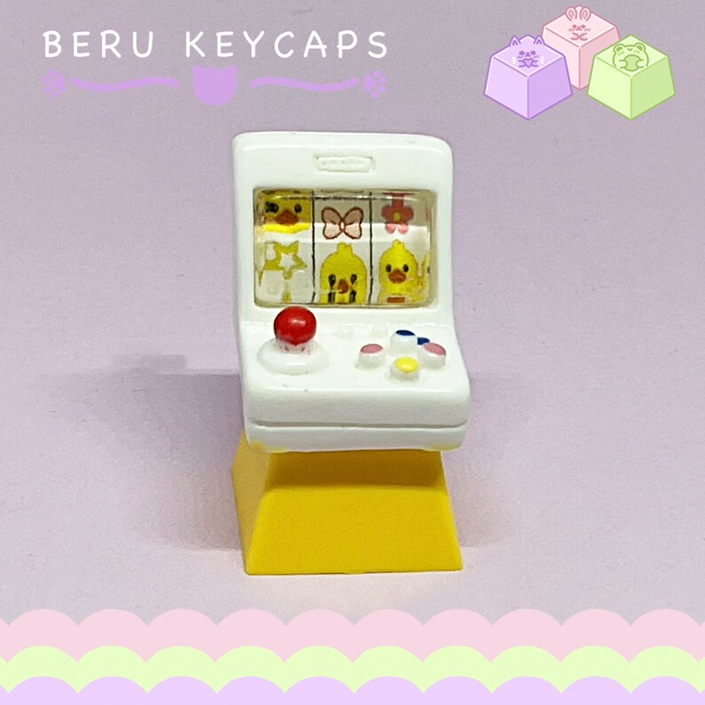 Custom Artisan Gamer Arcade Keycaps for Mechanical Keyboard Cute Keycap ...