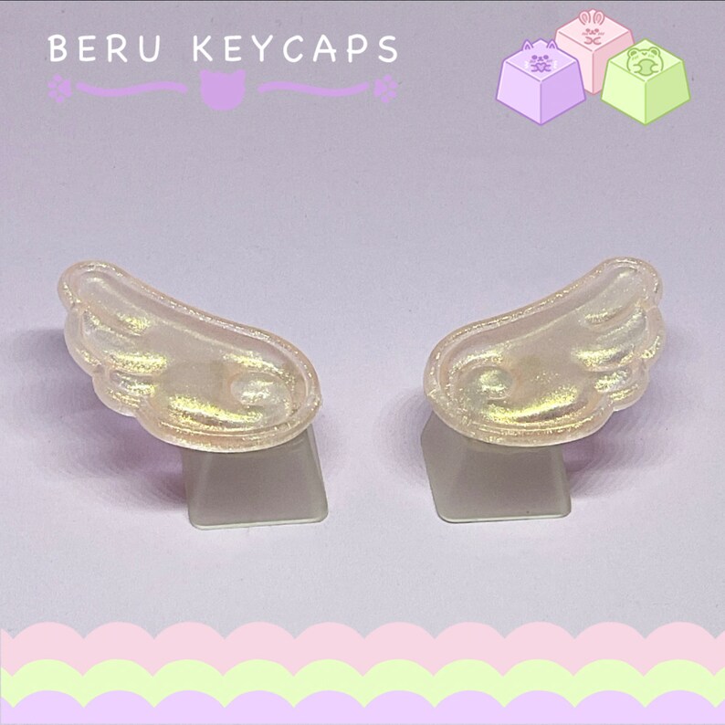 Custom Artisan Big Wings Resin Keycaps for Mechanical Keyboard Cute ...