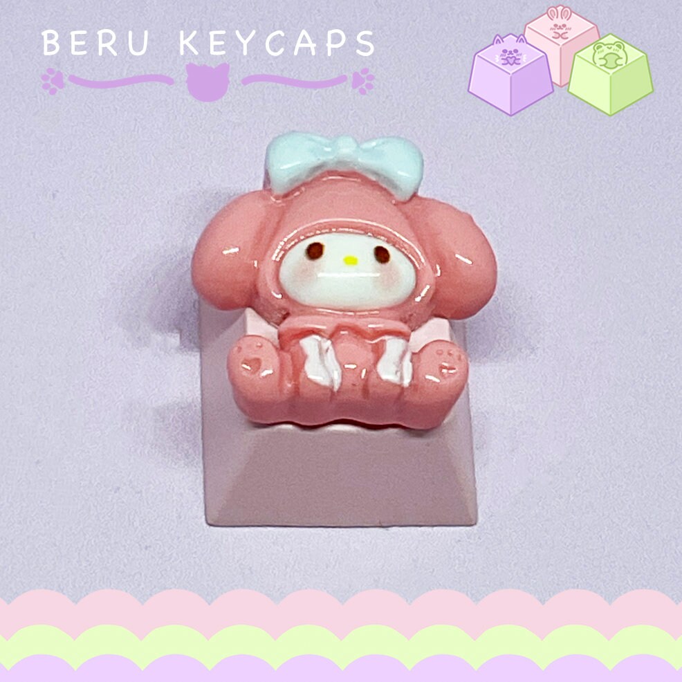 Custom Artisan Kuromi Melody Pompompurin Hello Kitty Pochacco Keycaps ...