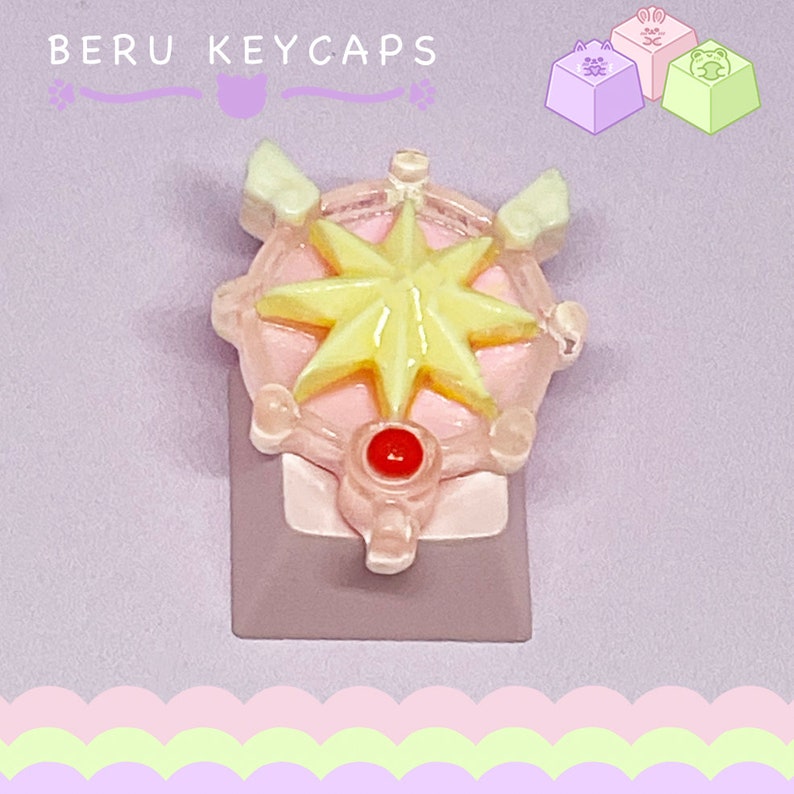 Custom Artisan Sailormoon Glossy Keycaps for Mechanical Keyboard Cute ...