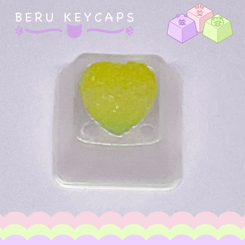 Custom Artisan Hearts Keycaps for Mechanical Keyboard Cute Keycap ...