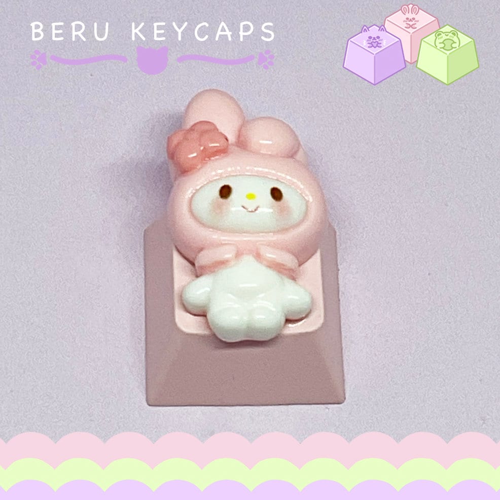 Custom Artisan Kuromi Melody Pompompurin Hello Kitty Pochacco Keycaps ...