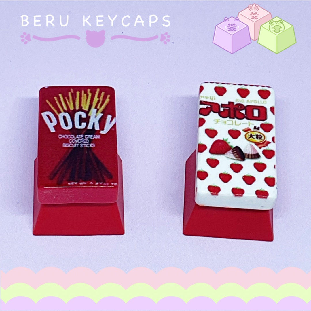 Custom Artisan Japanese Chocolate Keycaps for Mechanical Keyboard Cute ...